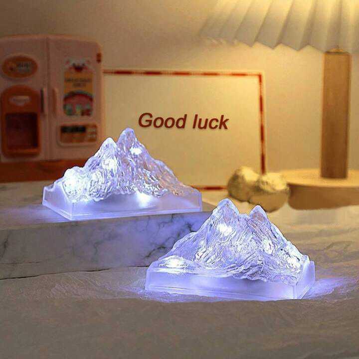 High quality LED iceberg shaped lamp battery powered long lasting ...