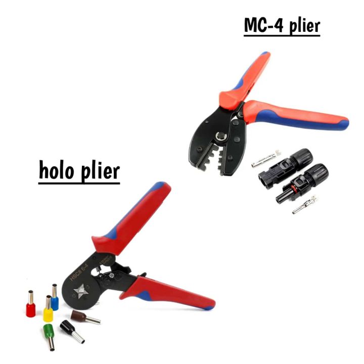 HSC8 6-4 Crimping Plier Hand Punch tool for (0.25-10mm) Tube thimble ...