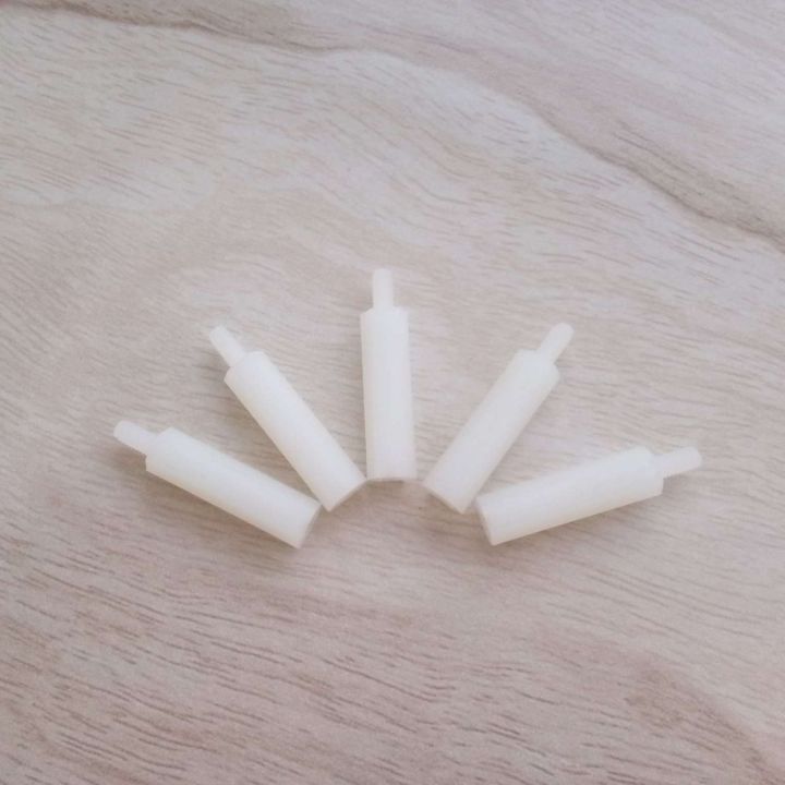 5pcs M3 22+6mm Male-Female Hex Nylon plastic Standoff Spacer Column For ...