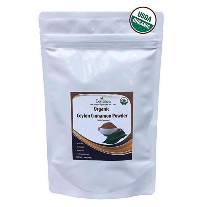 Ceylon Flavors Organic Ceylon Cinnamon Powder 3.5 oz, True Cinnamon ...