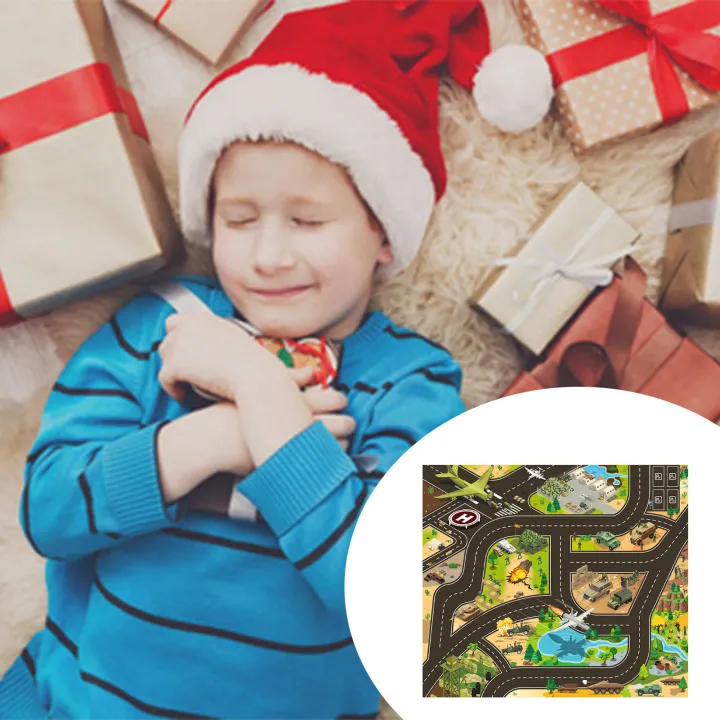 Road Map City Baby Play Mat 70x80cm Foldable Waterproof Non-Woven ...