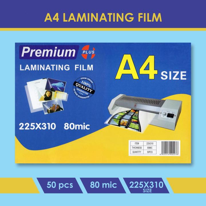 A4 Lamination sheets 80Mic (Pack of 50 sheets) | Daraz.pk