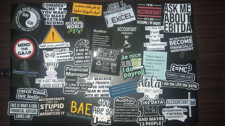 Pack of 35 - Accounting Stickers - Accountant Stickers - Commerce ...