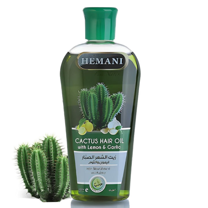 𝗛𝗘𝗠𝗔𝗡𝗜 𝗟𝗜𝗩𝗘 𝗡𝗔𝗧𝗨𝗥𝗔𝗟 - CACTUS HAIR OIL 200ML | Daraz.pk
