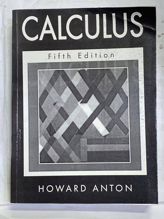 CALCULUS 5th EDITION BY HOWARD ANTON | Daraz.pk