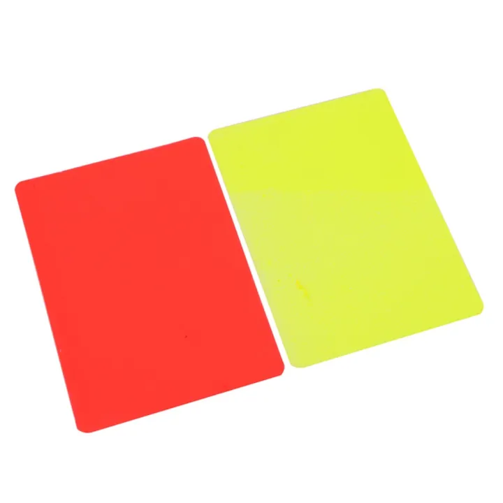 Referee Tool PVC PVC Football Referee Warning Card Red Card Yellow Card ...