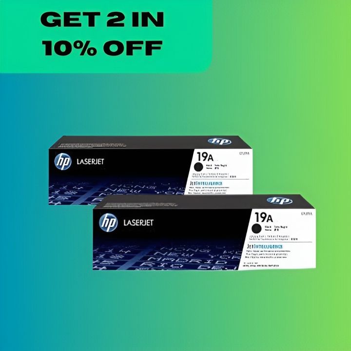 HP 19A 2-pack Black LaserJet Toner Cartridges | Daraz.pk