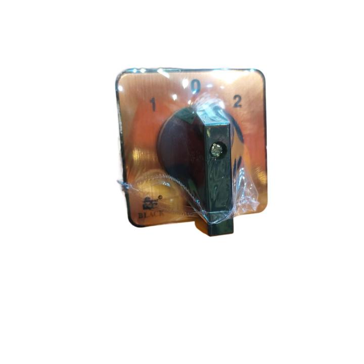 32Amp Black Phase Changeover Switch - 1-0-2 Configuration with Copper ...