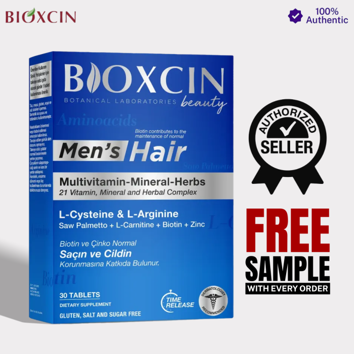 Bioxcin Men’s Hair Multivitamin Tablets – Hair Growth, Hair Fall ...