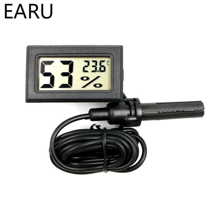 Digital Mini LCD Digital Thermometer Hygrometer Fridge Freezer ...