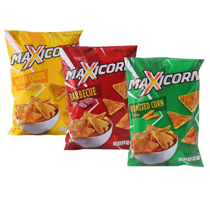 Net sweet potato chips Indonesia imported maxicorn corn chips barbecue ...