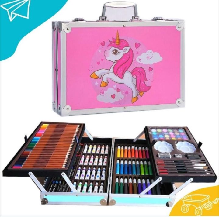 145 Unicorn Color Box with Multiple Coloring Kit, Professional Drawing ...