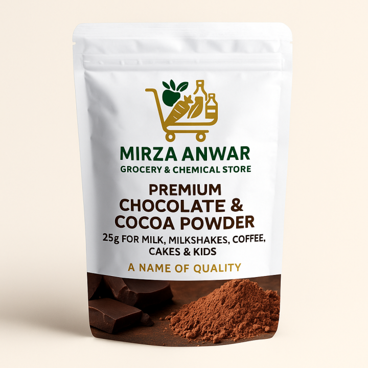 Premium Chocolate & Cocoa Powder 25gm for Milk, Milkshakes, Coffee ...