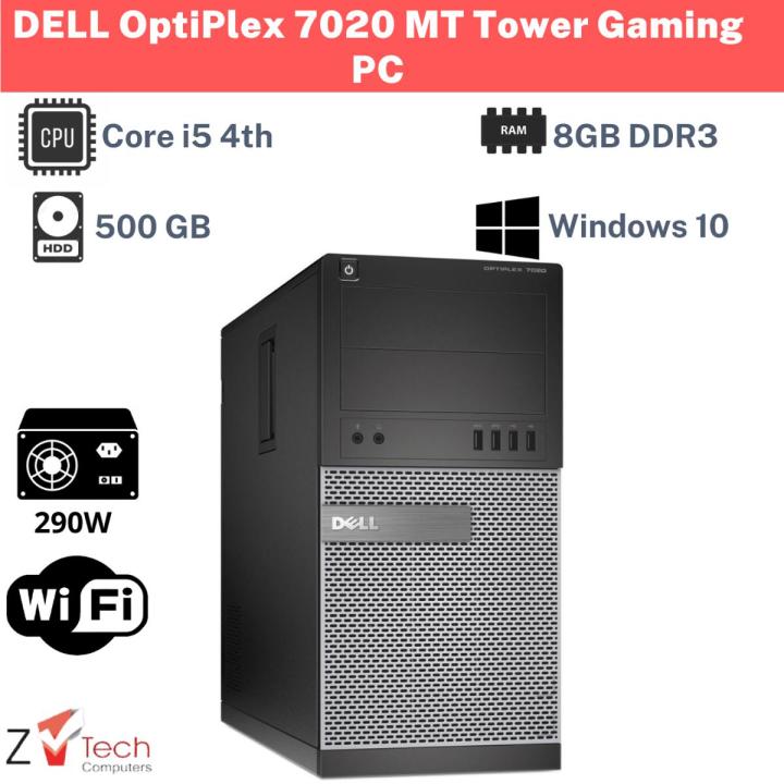 Dell OptiPlex 7020 Mini Tower Computer PC - Intel® Core™ i5 4th gen - 8 ...