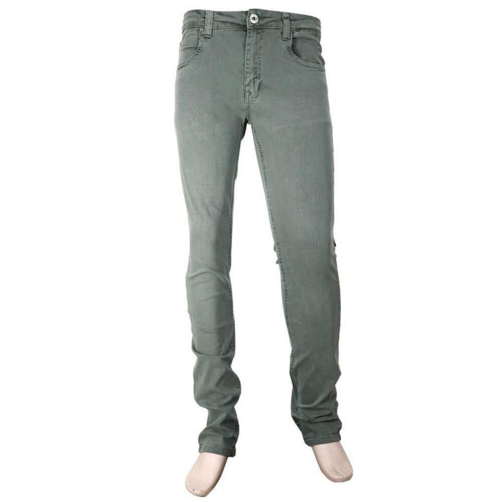 Green Men’s Denim Pant | Daraz.pk