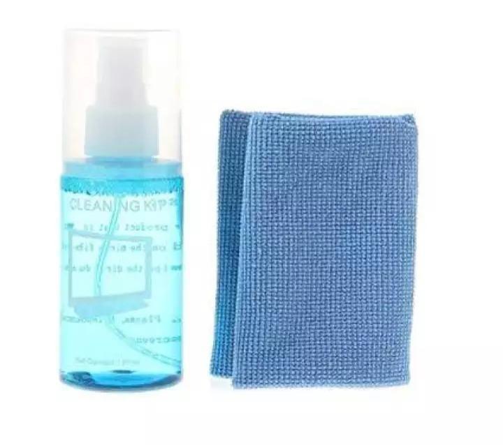 Screen Cleaner with Cloth ( Liquid ) - For LCD, LED, T.V. Displays ...
