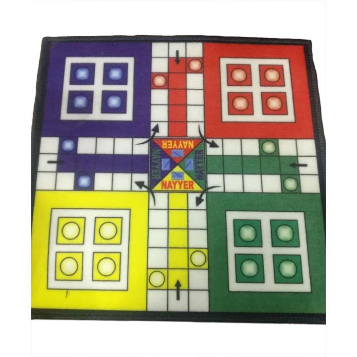 Size 2x2 Ft Ludo Matt Carpet Game Ludo Game Carpet Ludo with large Got ...