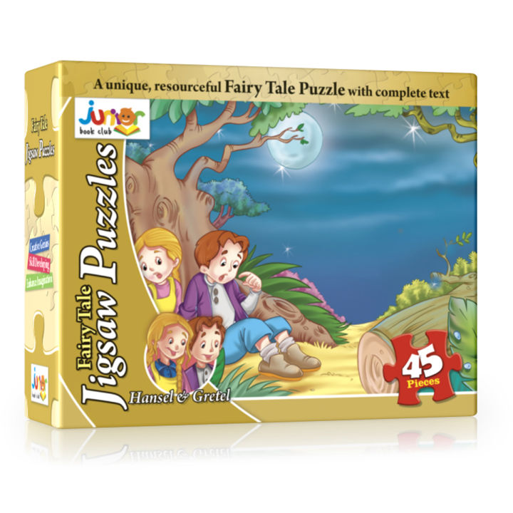 Fairy Tale Jigsaw Puzzle Box HENSEL & GRETEL Learning Activity | Daraz.pk
