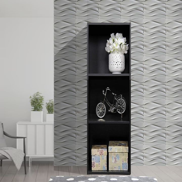 3 Tier Cube Storage Unit - Rack Organizer Book Display Shelf - Perfect ...