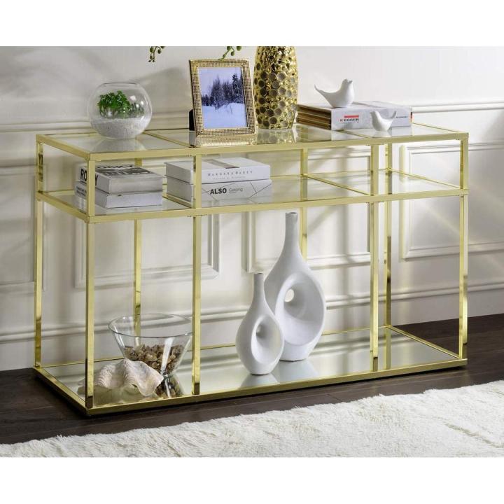 Console Table / Entryway Table / Hall way Table / Glass Work Console ...