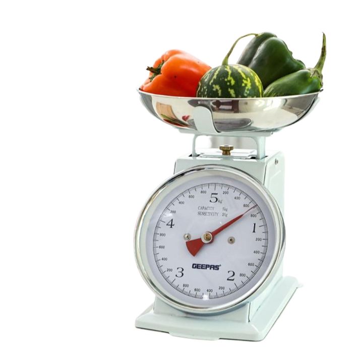 Geepas GBS4179 Mechanic Kitchen Scale - White | Daraz.pk