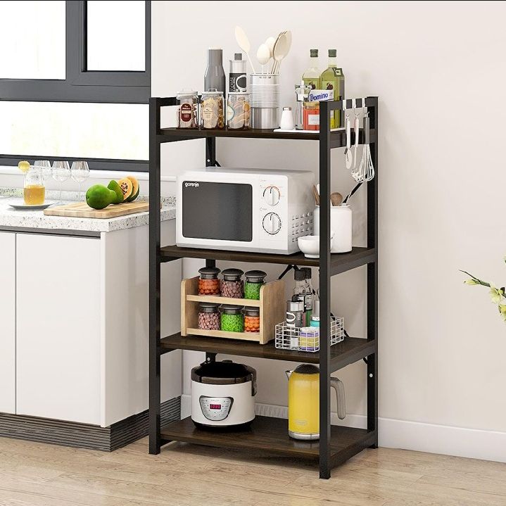 Kitchen Storage Shelf Microwave Stand Kitchen Storage Rack Large ...