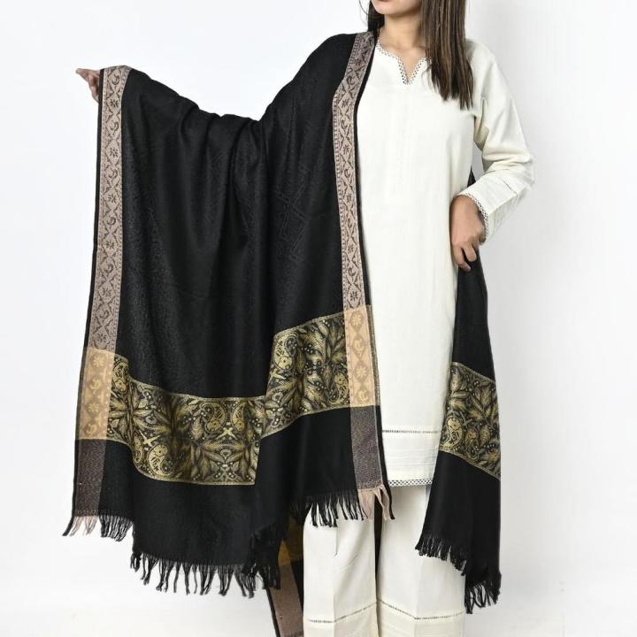 Shawl For Women Winters Kashmiri Heera Stole For Girls | 4 Side ...