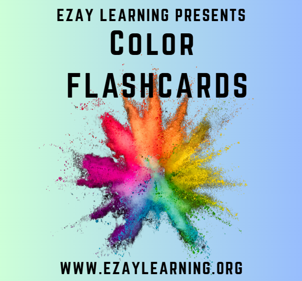 Colors Flash Cards for Toddlers – Real Photos Learning Set | Daraz.pk