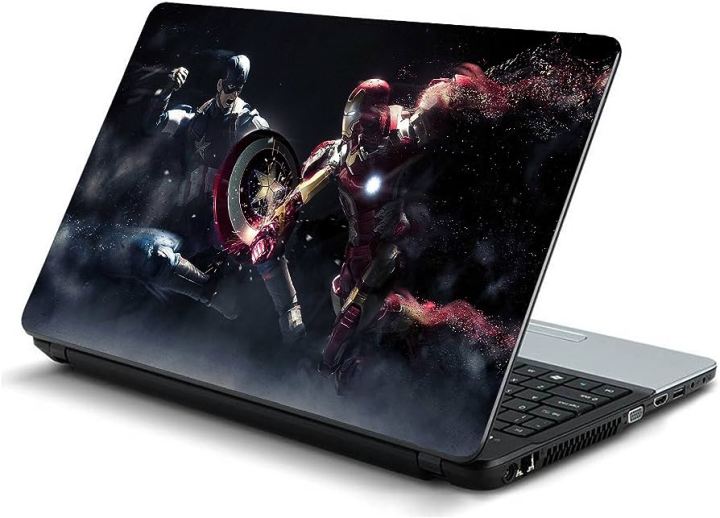 Psycho Art Marvel Laptop Vinyl Skin Stickers Decal, 12 13 14 15 15.6 ...
