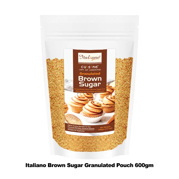 Italiano Brown Sugar Granulated 600gm Pouch | Daraz.pk