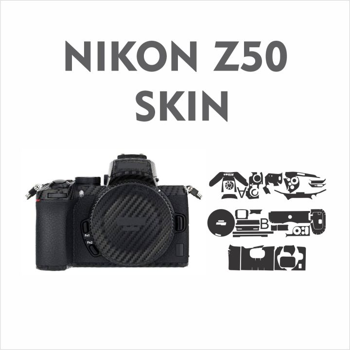 nikon z50 skin with hand grip skin 3 design available | Daraz.pk