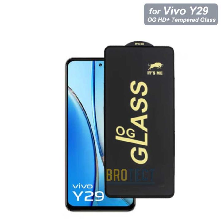 Vivo Y29 OG 9D HD Tempered Glass Screen Protector 9H Hardness Full Glue ...