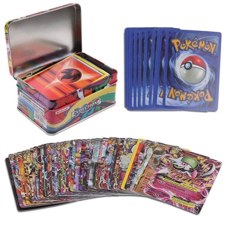 42Pcs Pokemon Cards Pokemon Trading Card In Box Kids Gift Random Design ...