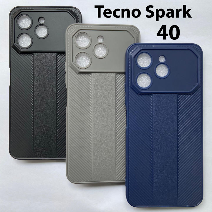 Tecno Spark 40 – Rugged Texture Silicone Phone Case | Dual-Tone Grip ...