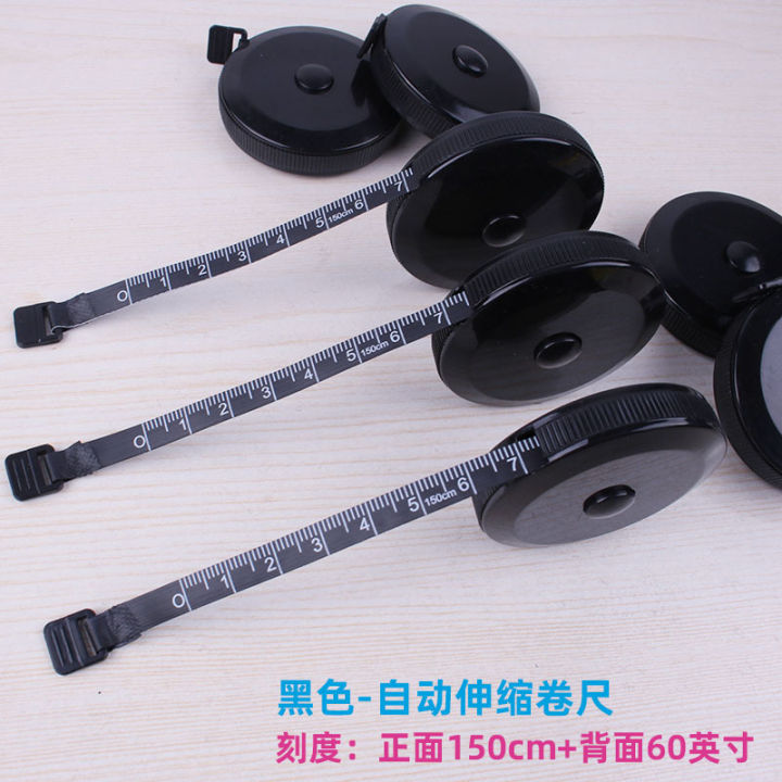 Black small tape measure 2 meters height measurement waist ...