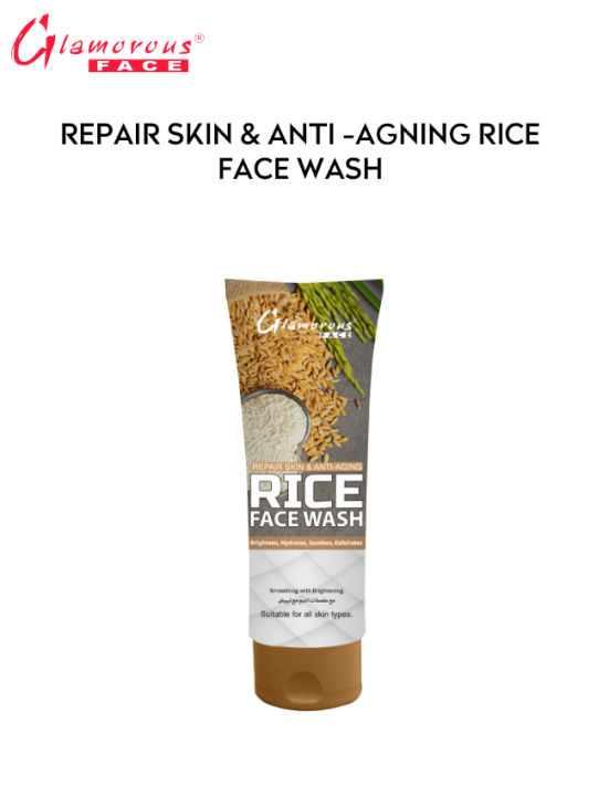 Glamorous Face Repair Skin & Anti-Aging Rice Face Wash | Daraz.pk