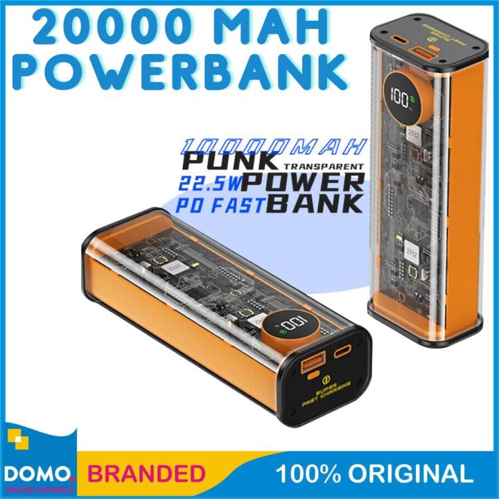 New 22.5W Super Fast Charge Cyberpunk Power Bank 20000Mah | Daraz.pk