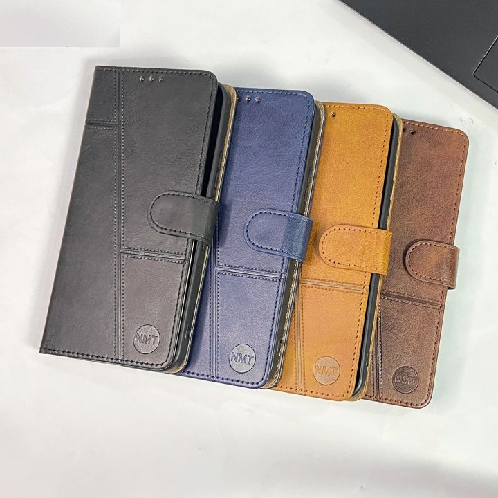 Tecno Camon 50 Premium Luxury Leather Book Case Folio Full Protection ...
