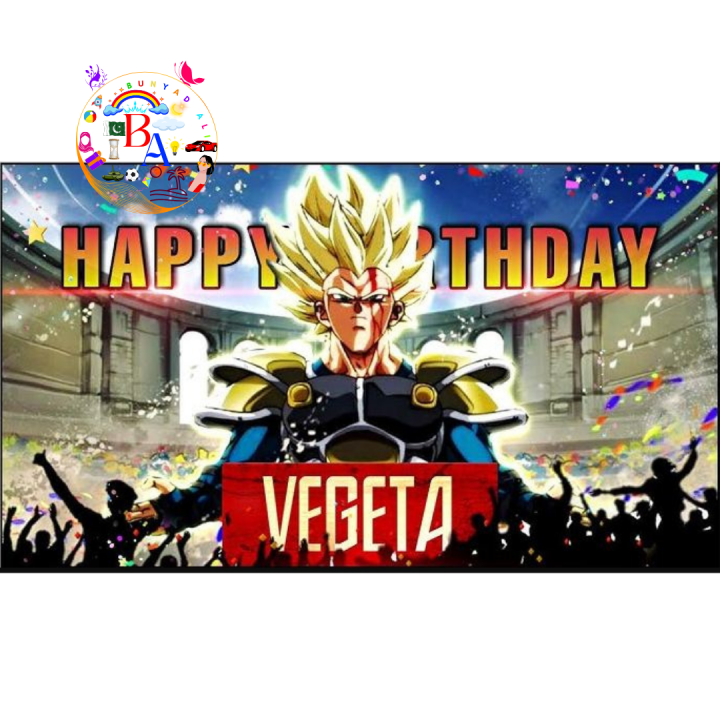 Dragon Ball Z Fancy Backdrop Goku Theme Fancy Panaflex Dragon Ball ...