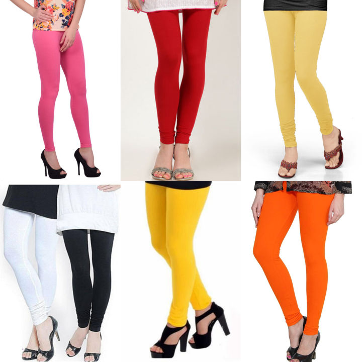 Bundle of Plain Tights Leggings in a Spectrum of Colors for teenage ...