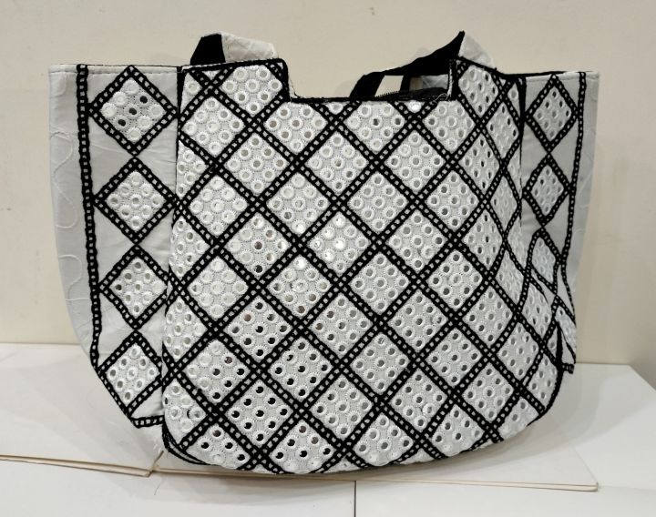 pakistani traditional embroidered hand shoulder strap bag full size ...