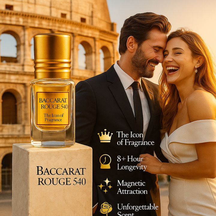 Baccarat Rouge 540 Type Luxury Perfume Oil Roll On 3ml - Inspired ...