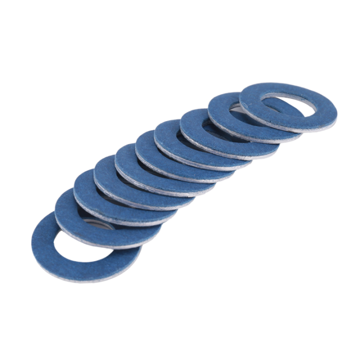 10Pcs 90430-12031 Car Oil Drain Sump Plug Washers Gasket 12mm Hole for ...