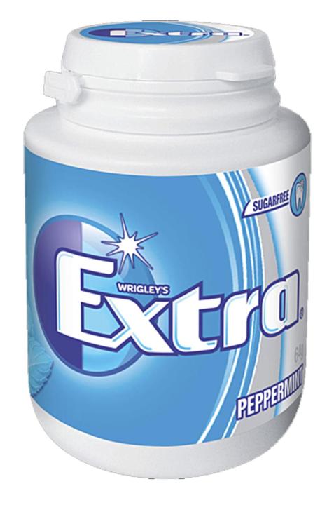 Wrigley's Extra Peppermint Chew Gum Jar 64 GM | Daraz.pk