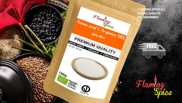 Amino acid L Arginine HCL powder 100gm | Daraz.pk