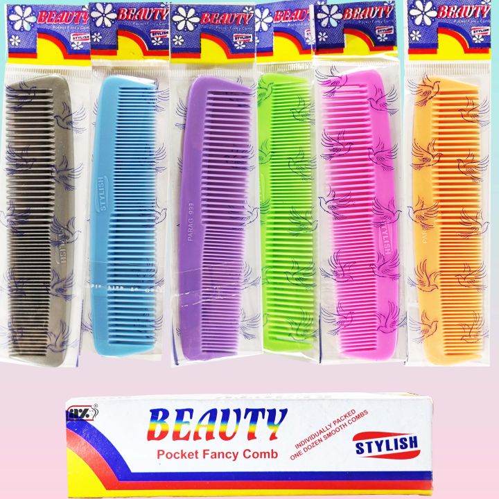 AZ® BEAUTY ENGLISH POCKET, SMALL SIZE PORTABLE COMB FOR CARRYING, MULTI ...