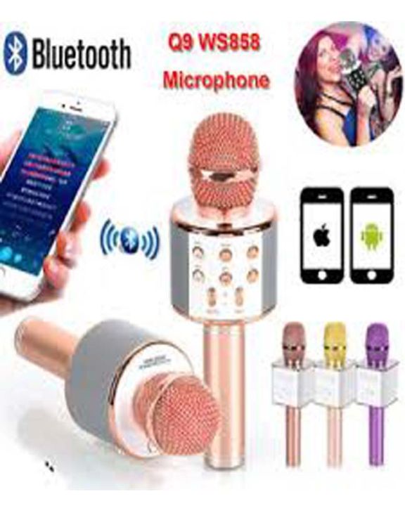Bluetooth Wireless Mic Microphone/Speaker Handheld Mic original | Daraz.pk