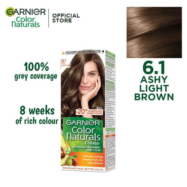Garniar Color Naturals Dark Ash Blonde Hair Color 6.1 | Daraz.pk