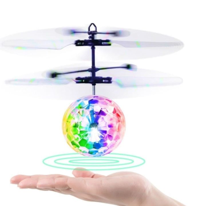 Flying Ball Infrared Induction Helicopter Toy With Shining LED Light ...