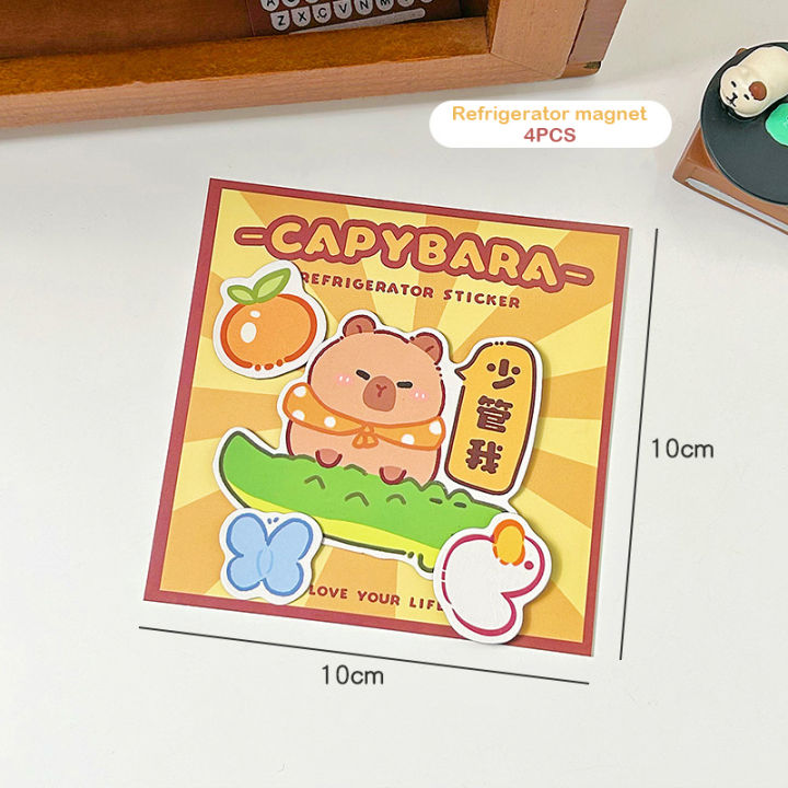 Cute Creative Mini Refrigerator Decoration Cartoon Animals Fridge ...